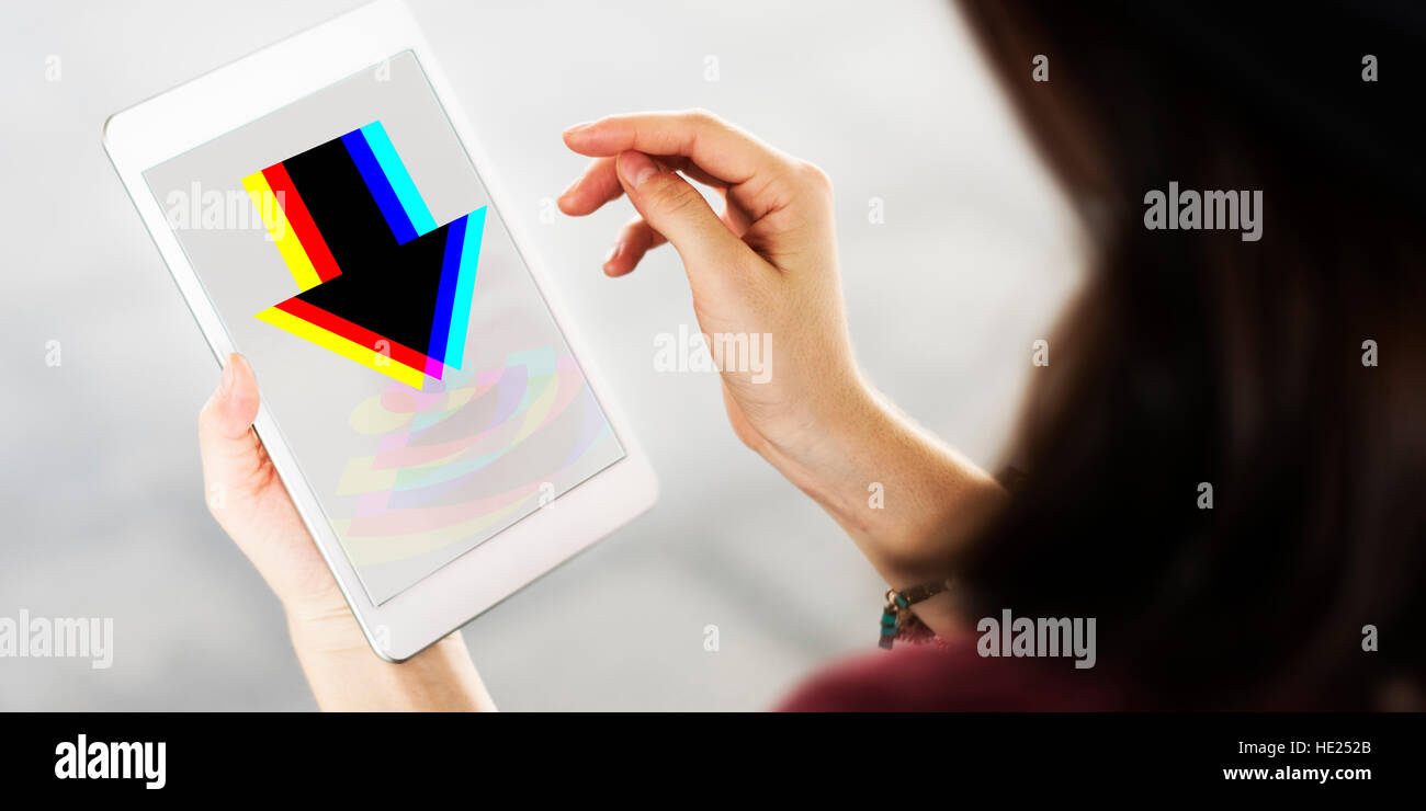 Technology Gadget Application Icons Signs Concept Stock Photo - Alamy