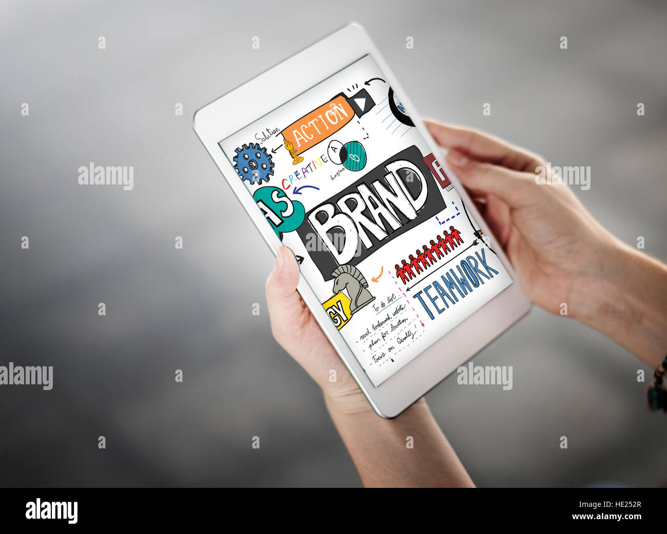 Brand Creative Advertising Trademark Concept Stock Photo - Alamy