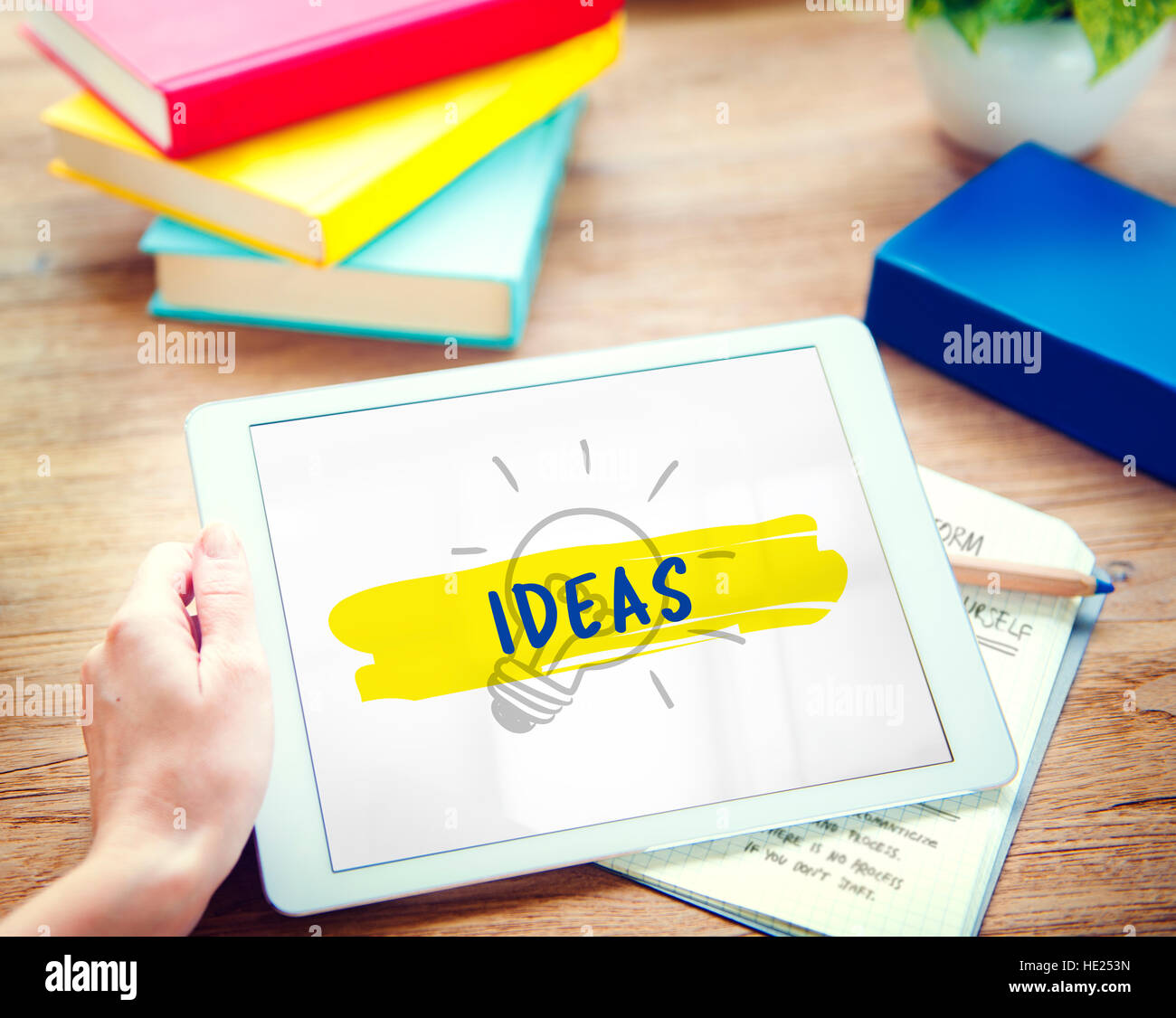 Ideas Creative Inspiration Bulb Concept Stock Photo - Alamy