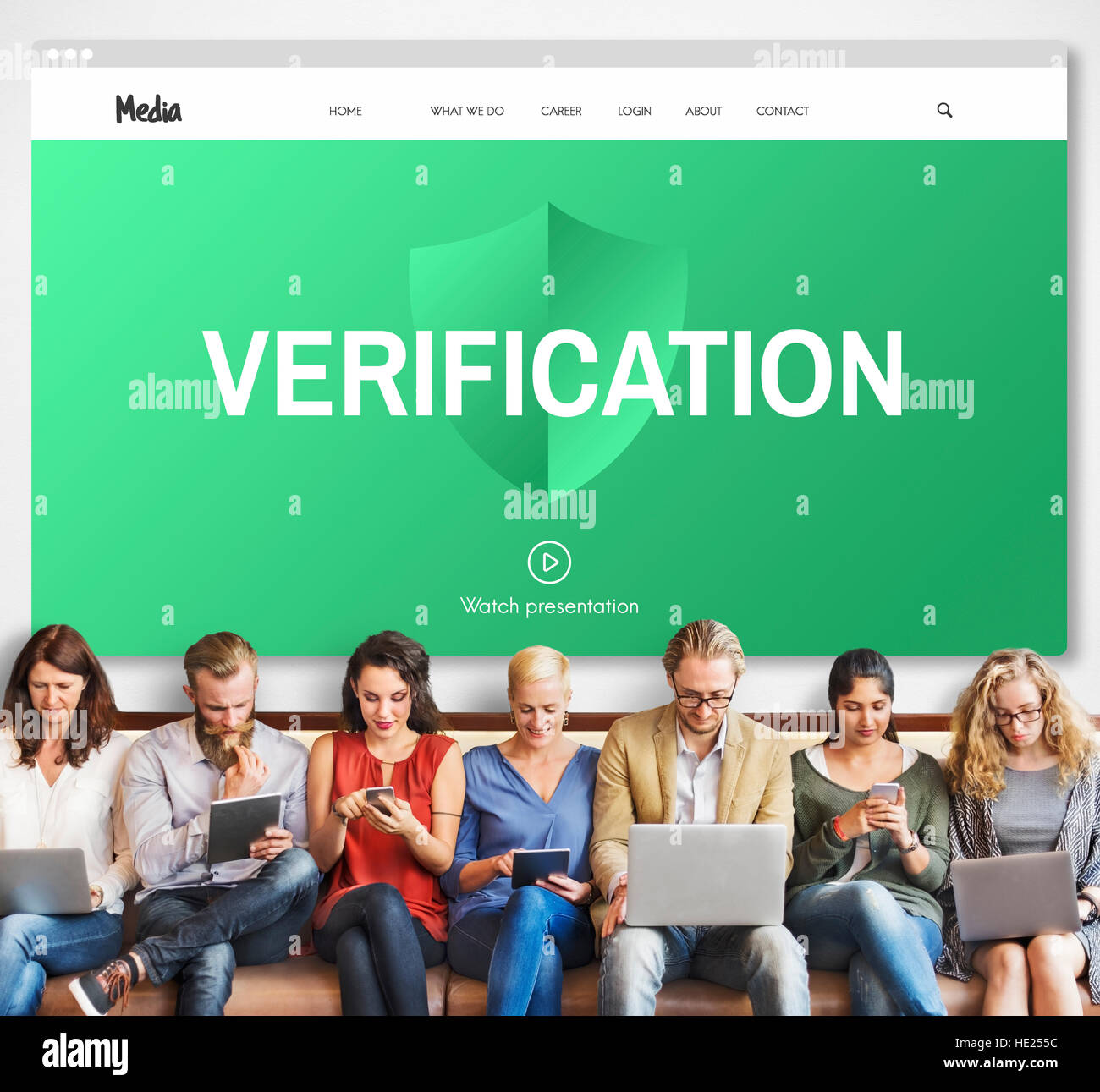 Security Privacy Web Page Concept Stock Photo - Alamy