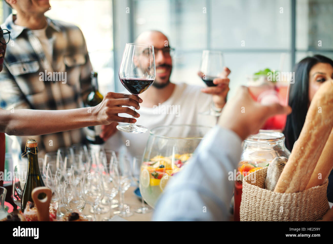 Food Catering Cuisine Culinary Gourmet Party Cheers Concept Stock Photo ...