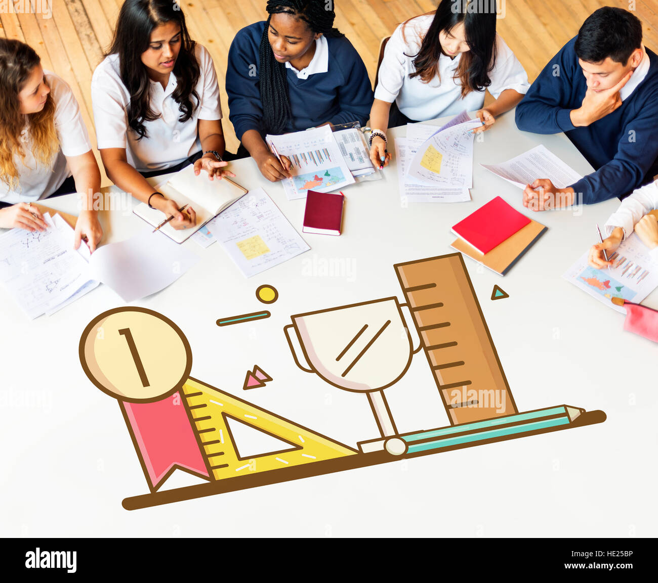 Child Development Education Knowledge Growth Success Concept Stock ...