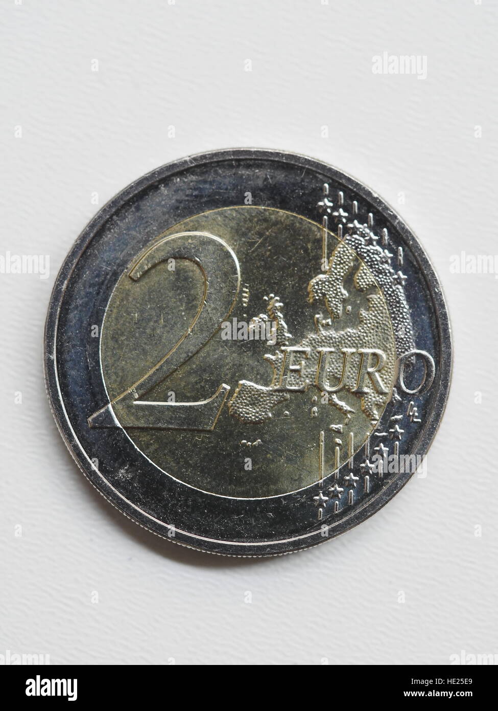 two euro coin Stock Photo - Alamy