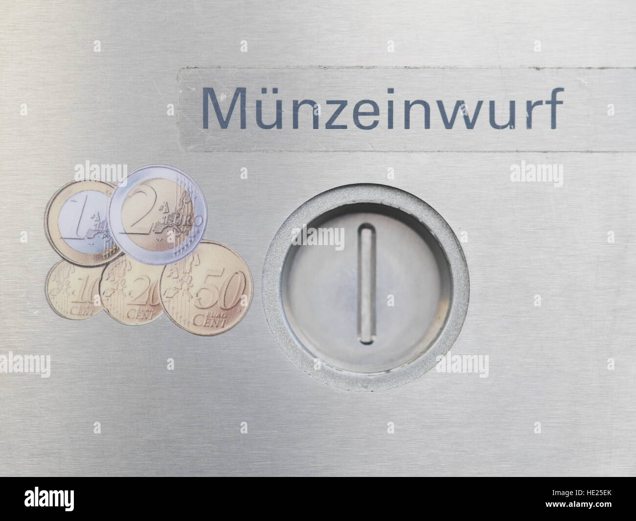 Coin operated sign hi-res stock photography and images - Alamy
