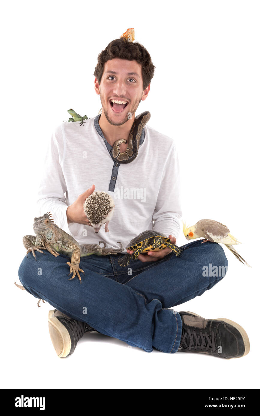 Boy with python hi-res stock photography and images - Alamy