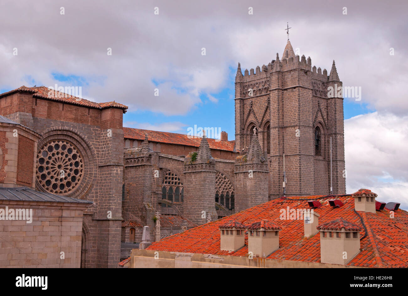Avila cathedral architecture hi-res stock photography and images - Alamy