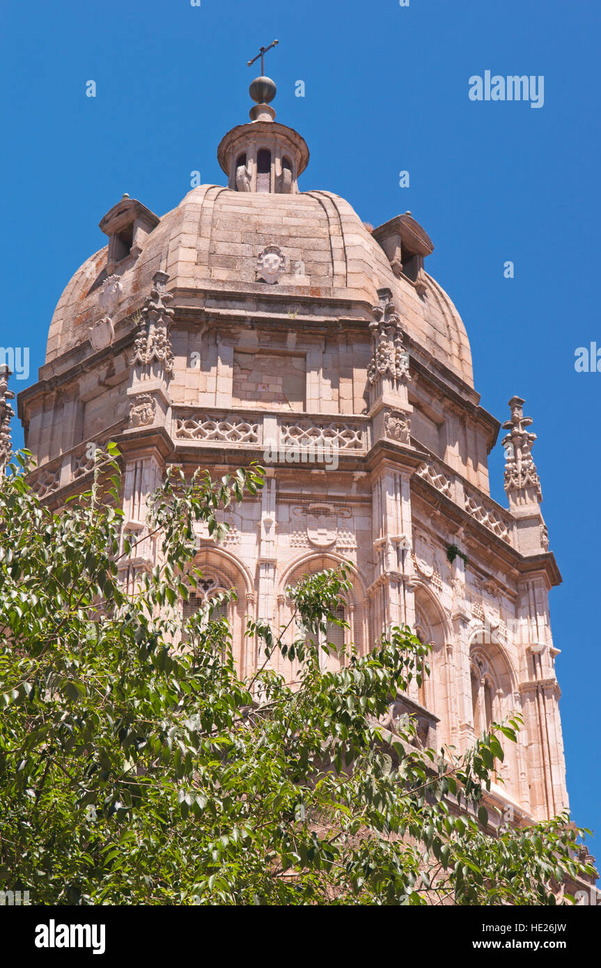 One of the many beautiful churches in the walled city of Toledo, SPain ...