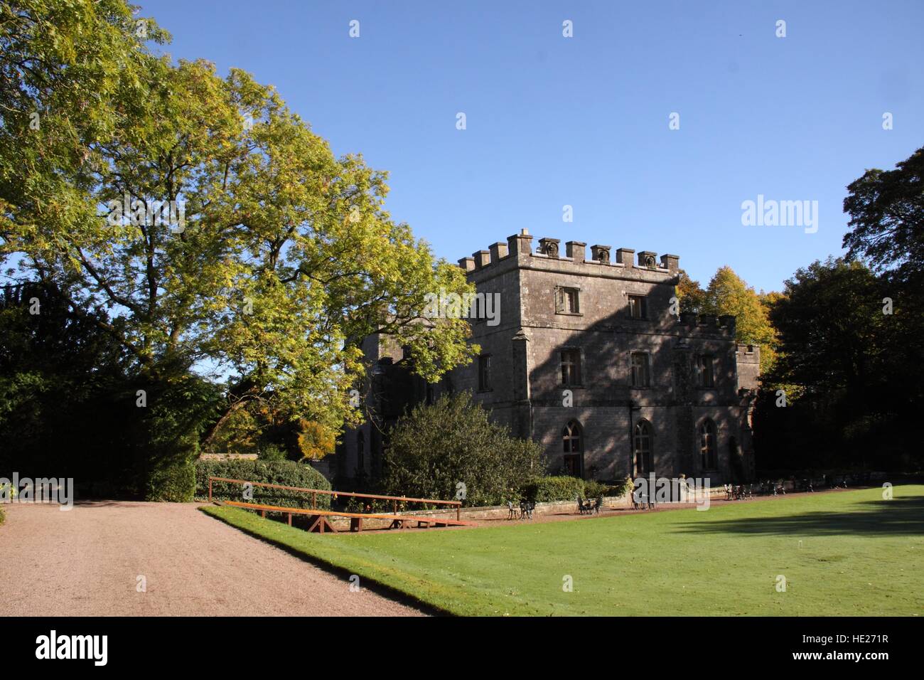 Clearwell Castle, Gloucestershire, built in the Gothic style by Thomas ...