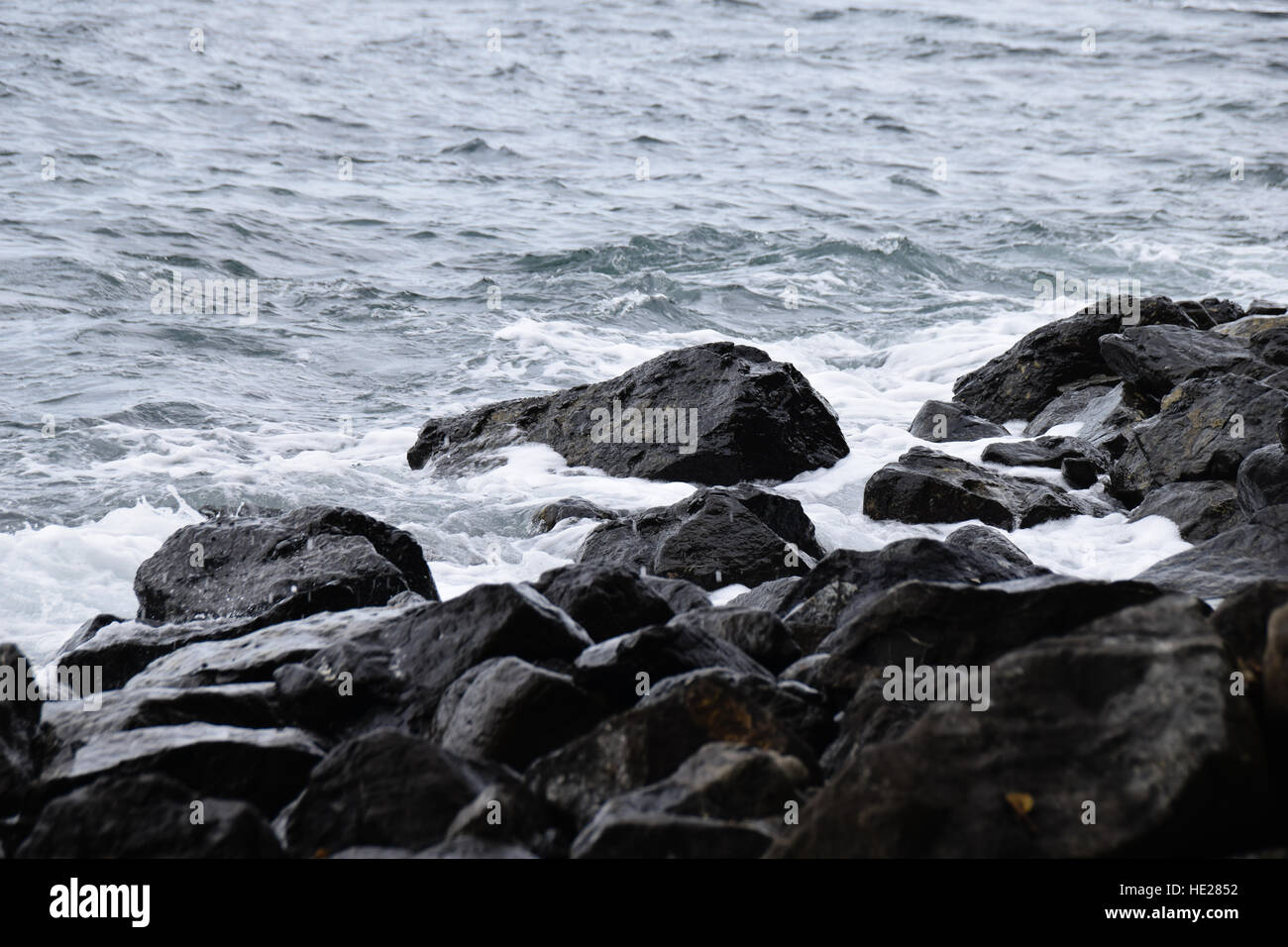 Dark igneous rocks hi-res stock photography and images - Alamy