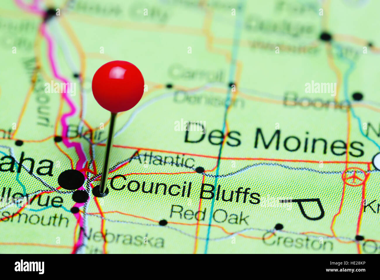 Council map hi-res stock photography and images - Alamy