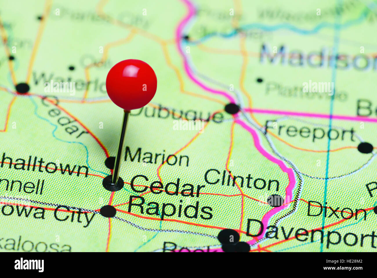 Map of cedar city hi-res stock photography and images - Alamy