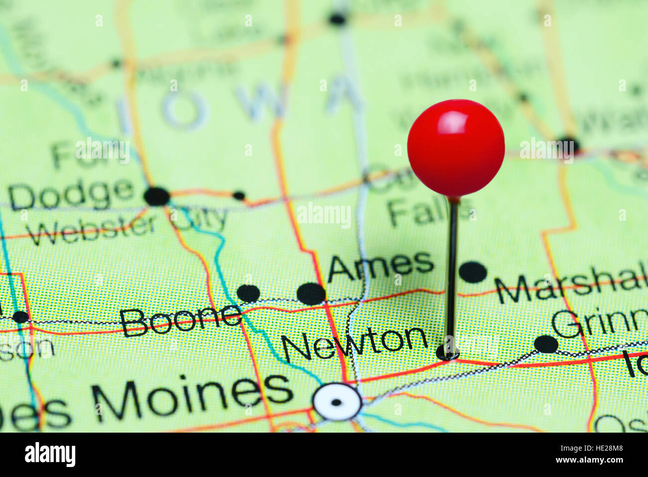 Newton map hi-res stock photography and images - Alamy