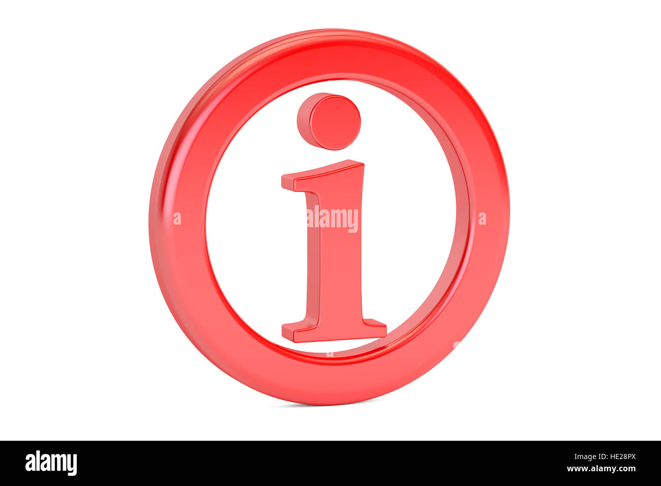 Info red sign, symbol. 3D rendering isolated on white background Stock ...