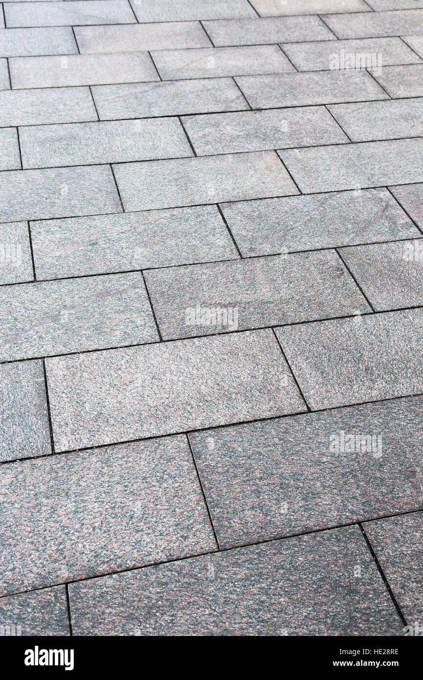 large granite slabs on the sidewalk Stock Photo - Alamy