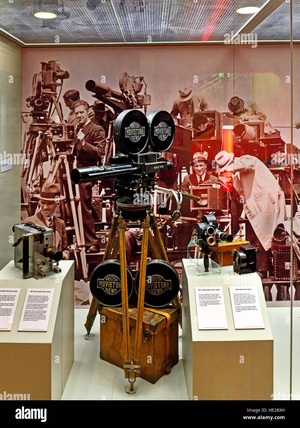 Tyneside Film Theatre museum Movietone News cameras Bell and Howell ...