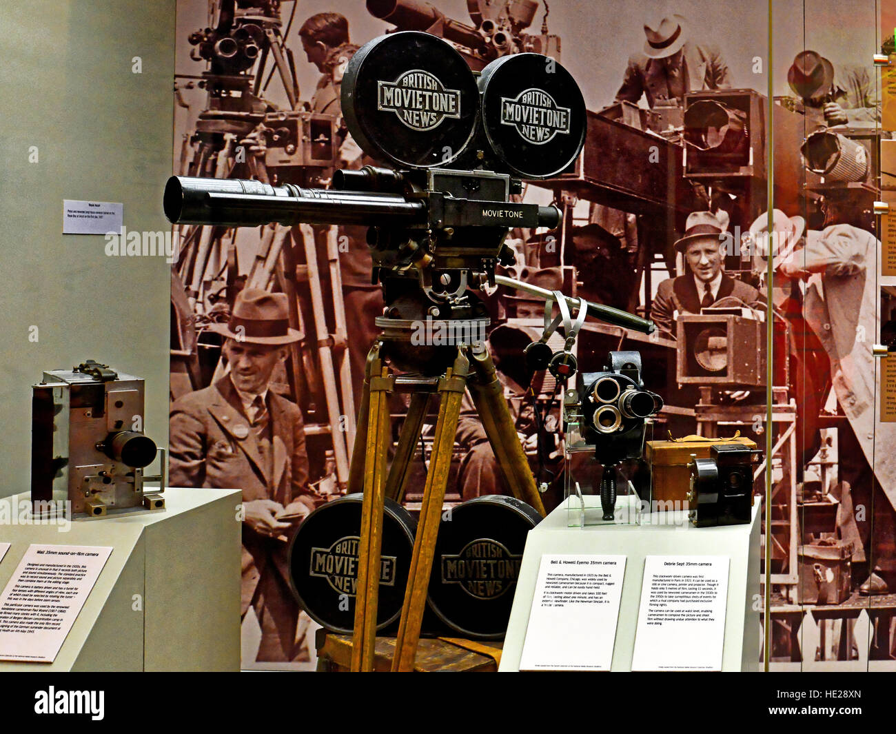 Tyneside Film Theatre museum Movietone News camera Bell and Howell ...