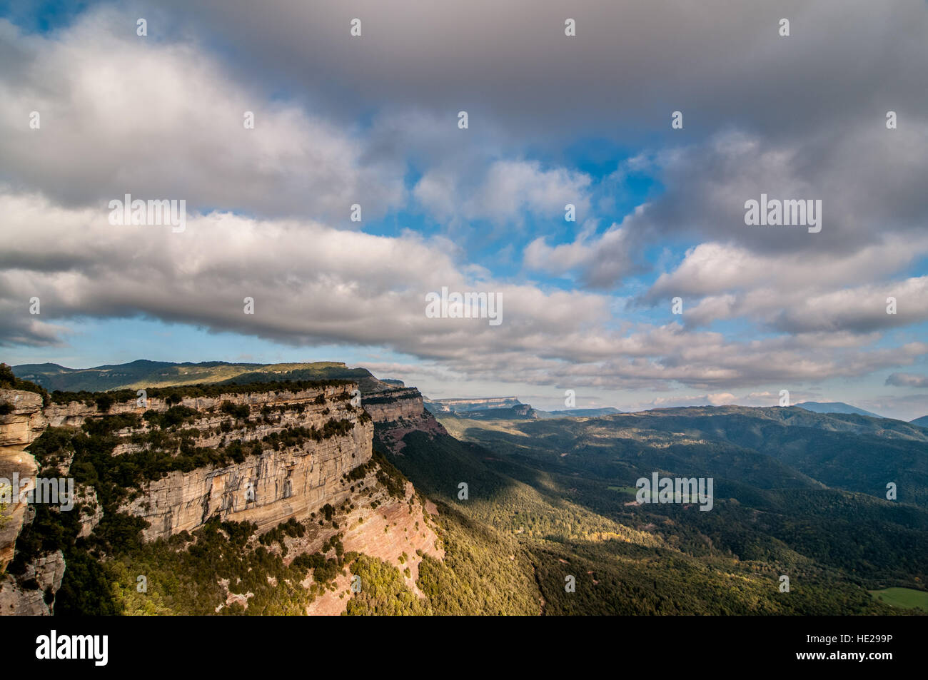 Cliffs in the village of Tavertet, Catalonia, Spain Stock Photo - Alamy
