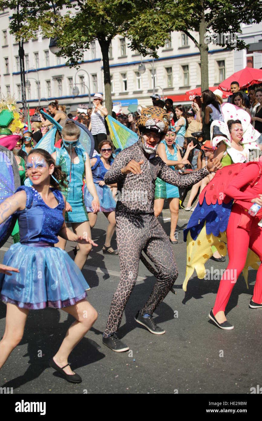 Several Samba groups and dancers perform at Carnival of Cultures on ...