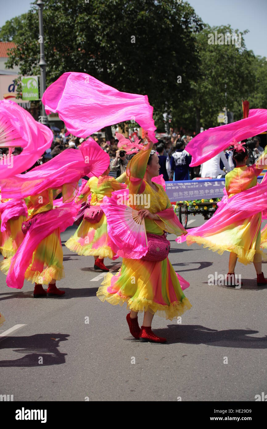 Several Samba groups and dancers perform at Carnival of Cultures on ...