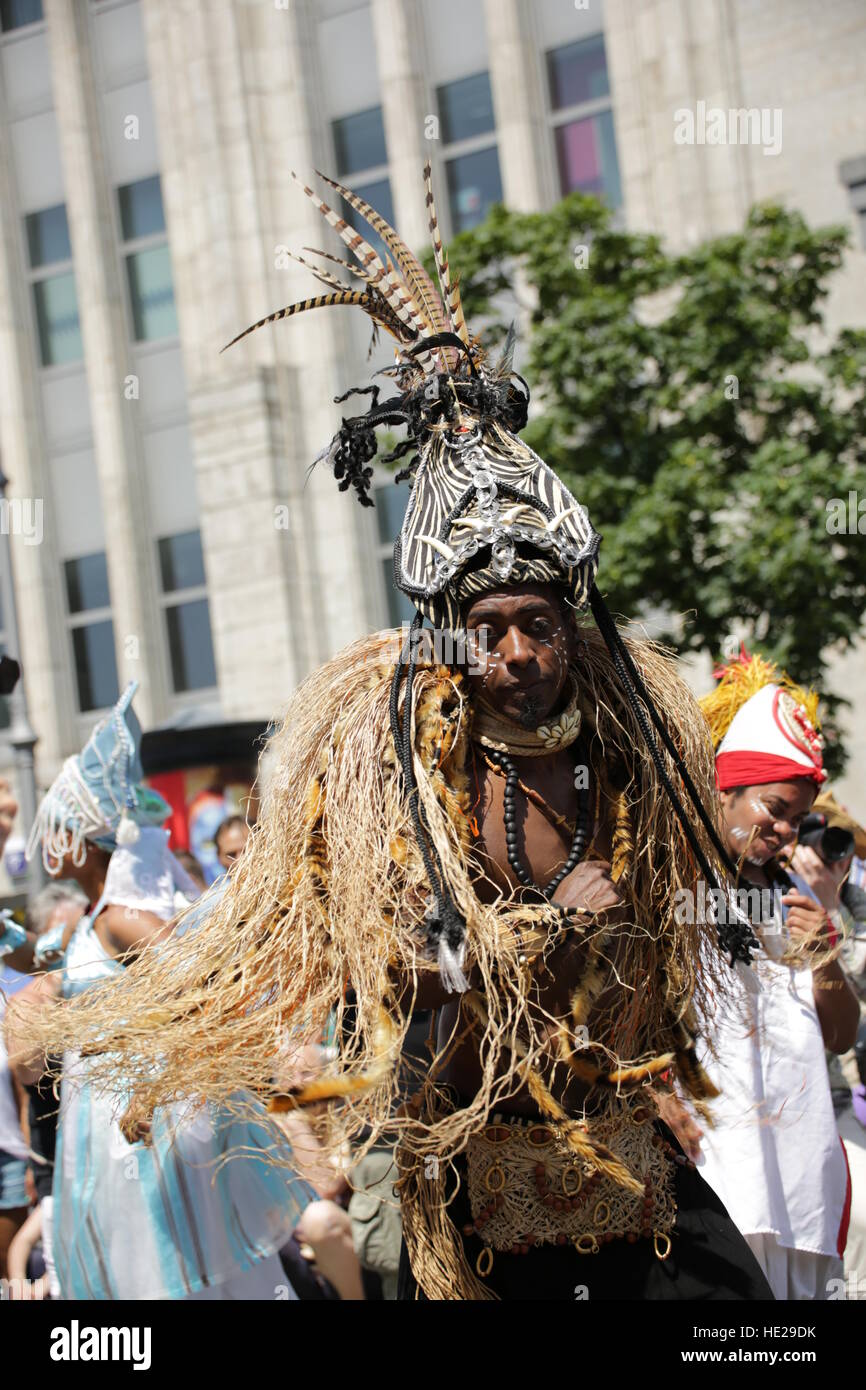 Several Samba groups and dancers perform at Carnival of Cultures on ...