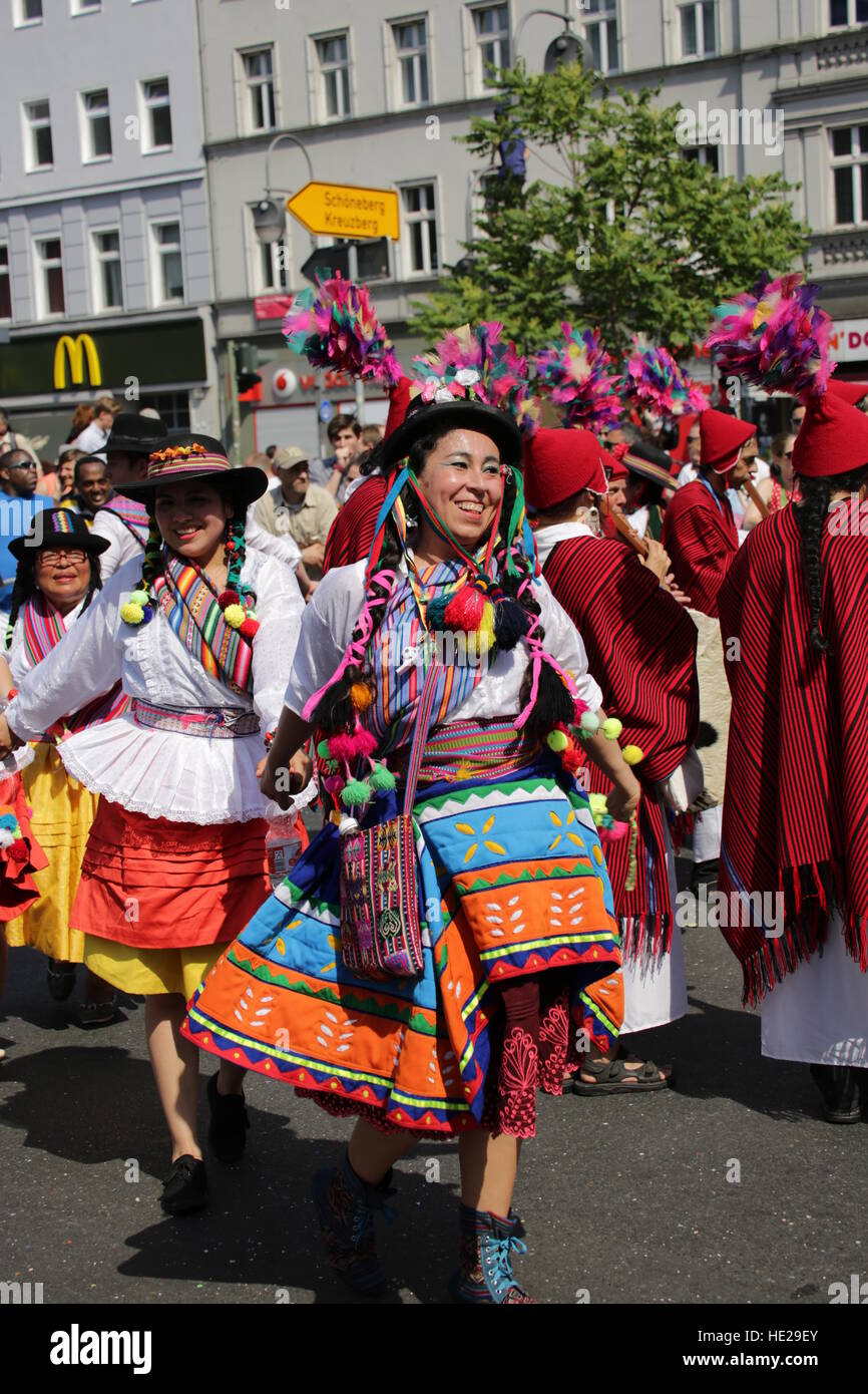 Several Samba groups and dancers perform at Carnival of Cultures on ...