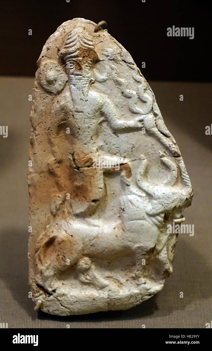 6003. Storm God Ishchall, Babylon, c. 2000-1600 BC Stock Photo - Alamy