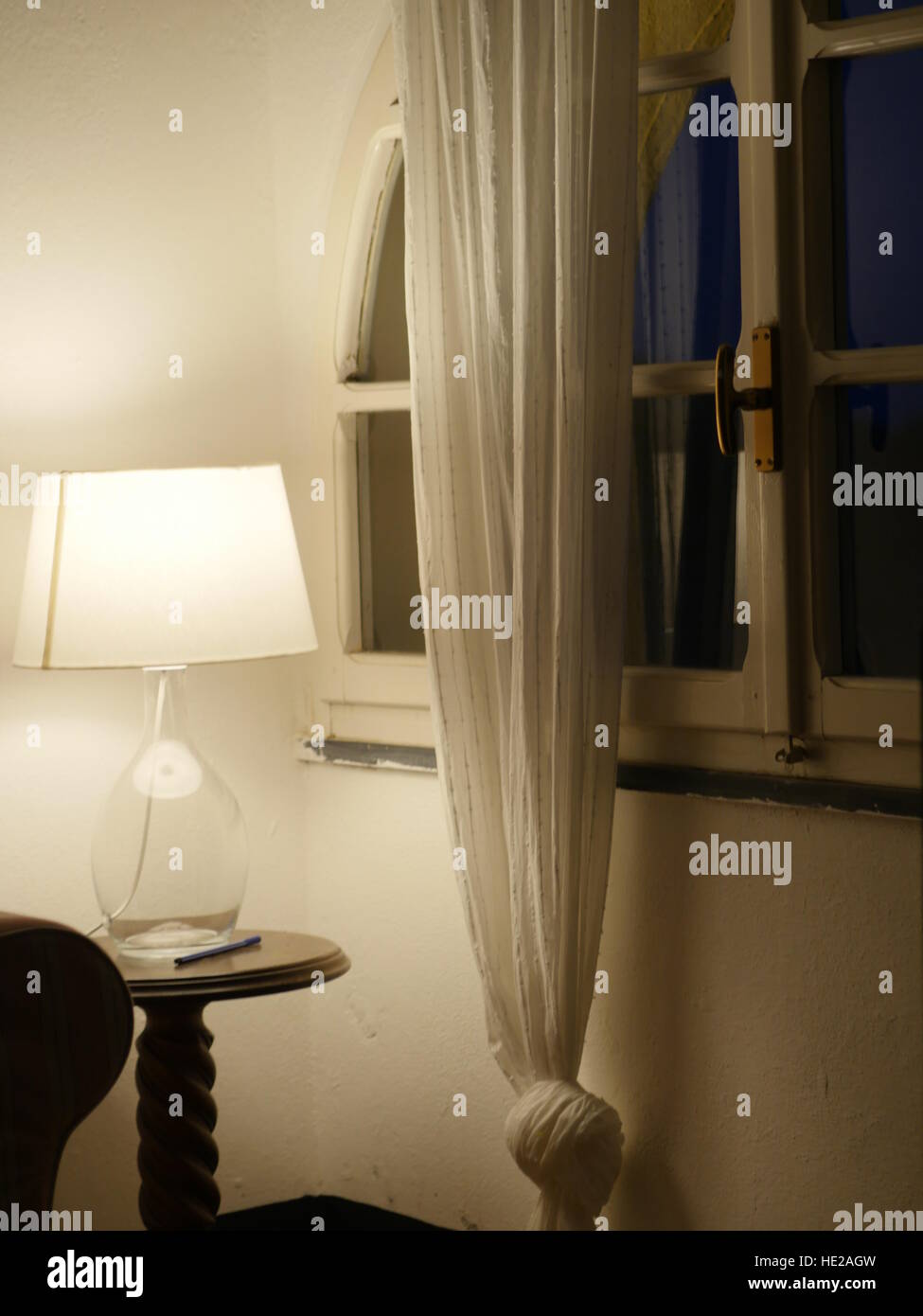 Room interior in the evening Stock Photo - Alamy