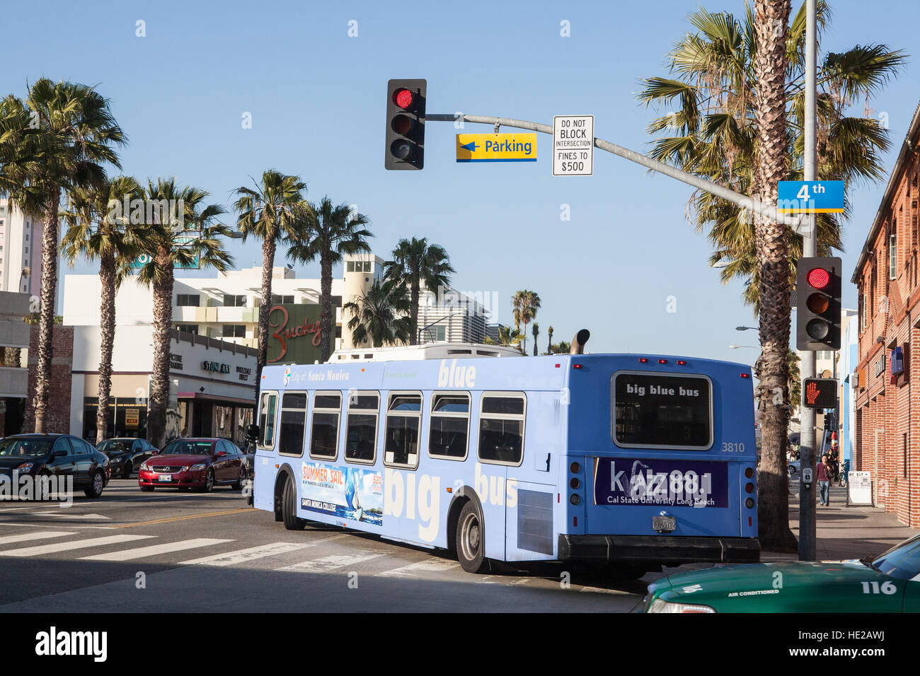 Big Blue Bus public transport system in Santa Monica,Los Angeles,L.A ...