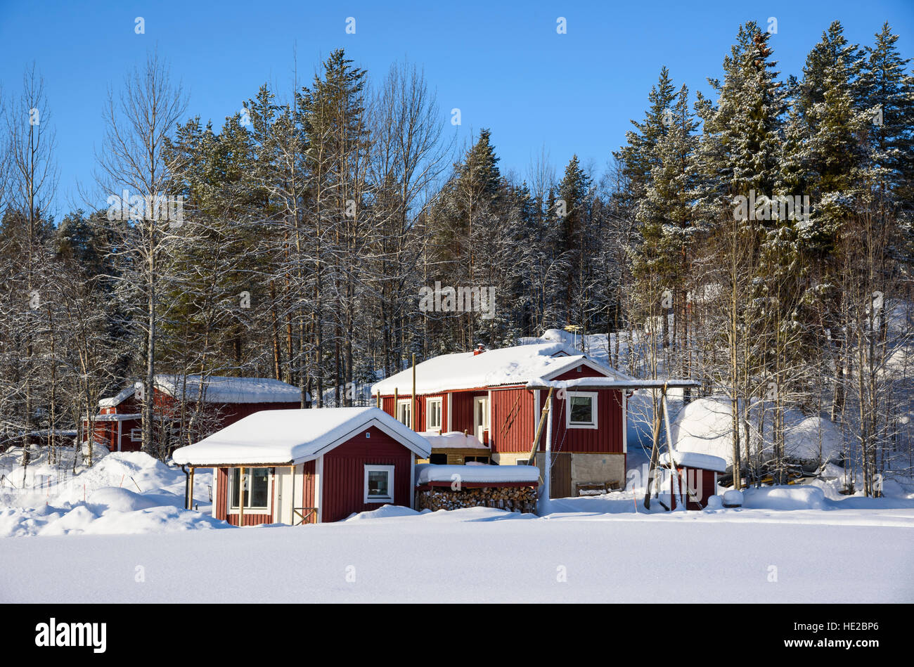 Sweden Snow Village High Resolution Stock Photography and Images - Alamy