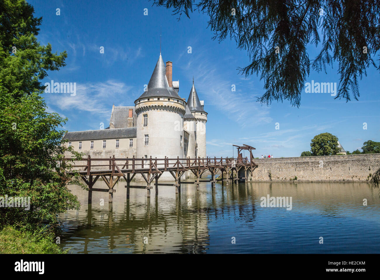 Medieval castle in the Loire Valley France Stock Photo - Alamy