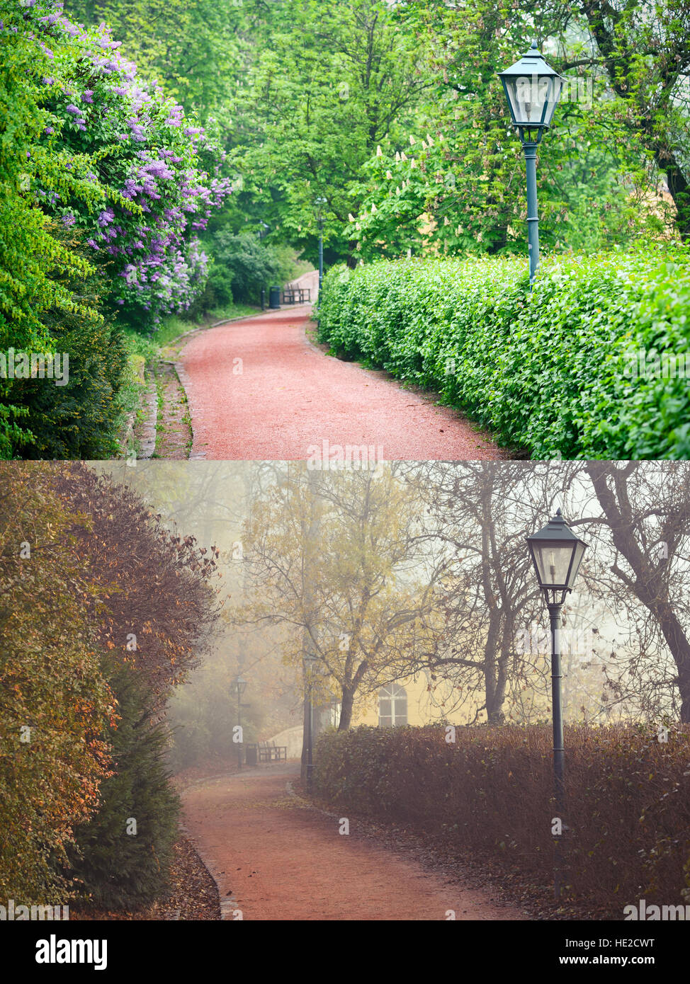 Seasons collage hi-res stock photography and images - Alamy