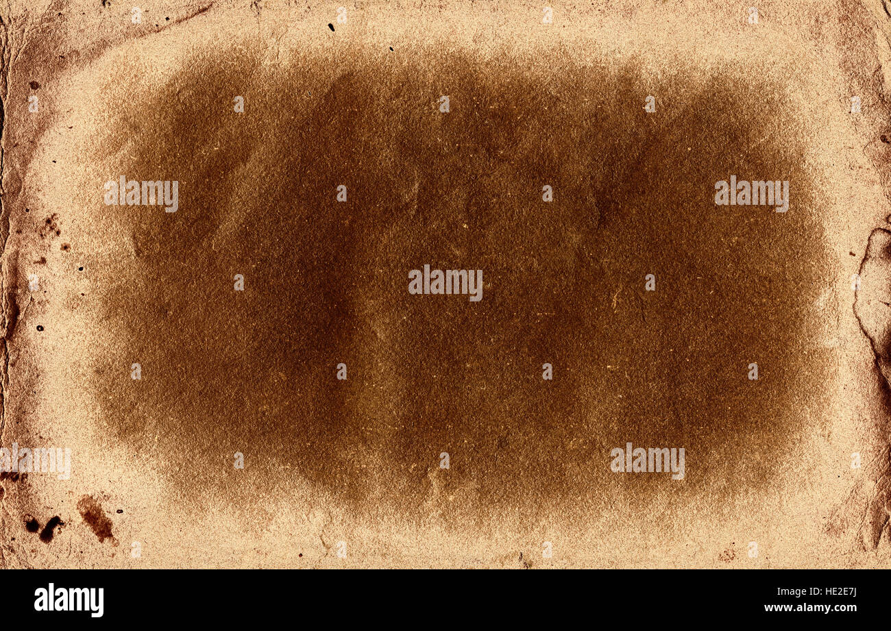 dark brown coffee old paper background Stock Photo - Alamy