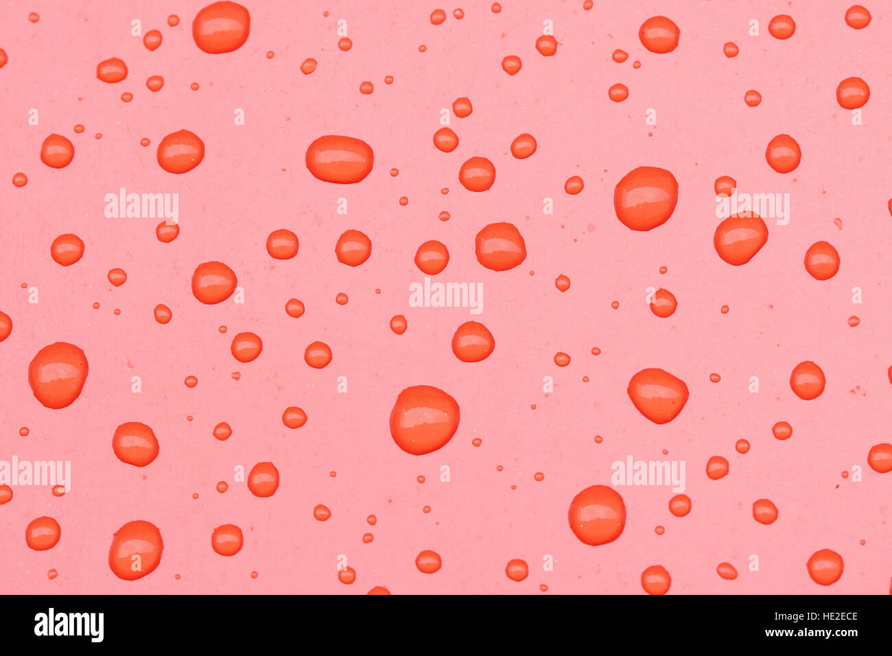 Abstract red background with rain drops Stock Photo - Alamy