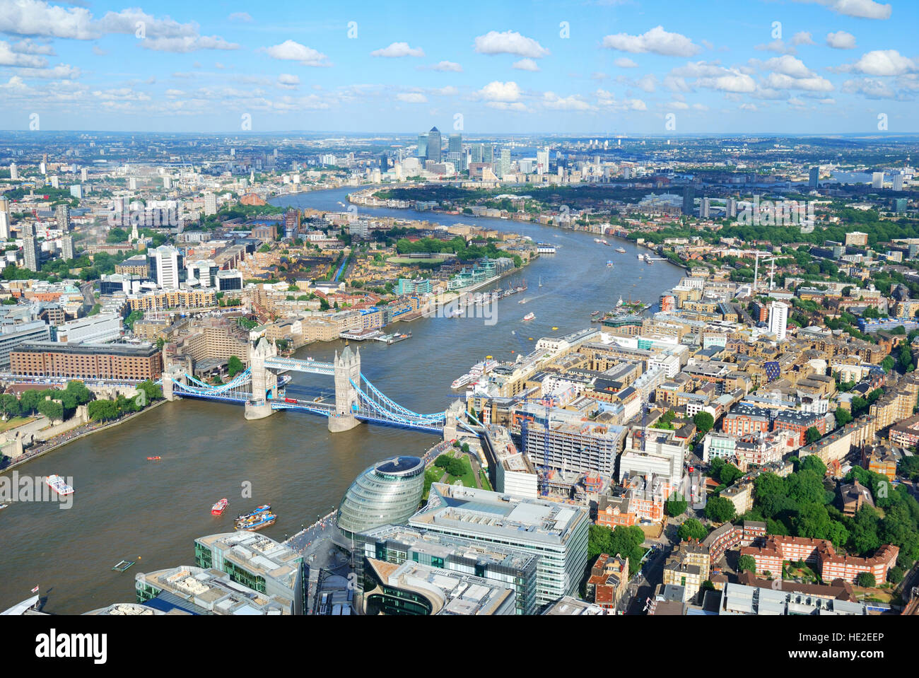 River Thames From Above