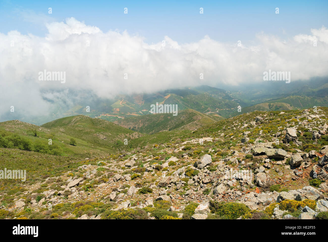 White mountains crete road hi-res stock photography and images - Alamy