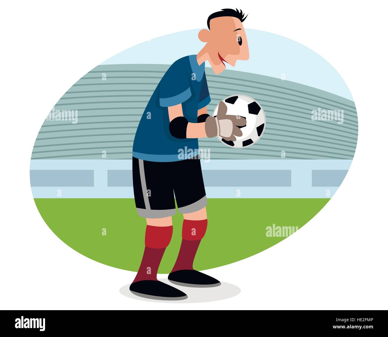 Catching ball vector vectors Cut Out Stock Images & Pictures - Alamy