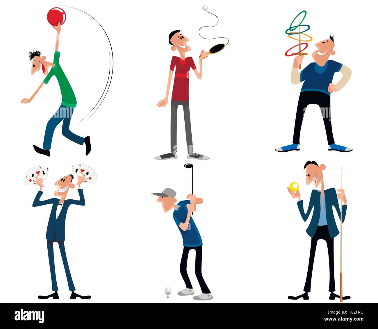 Table tennis game male Stock Vector Images - Alamy