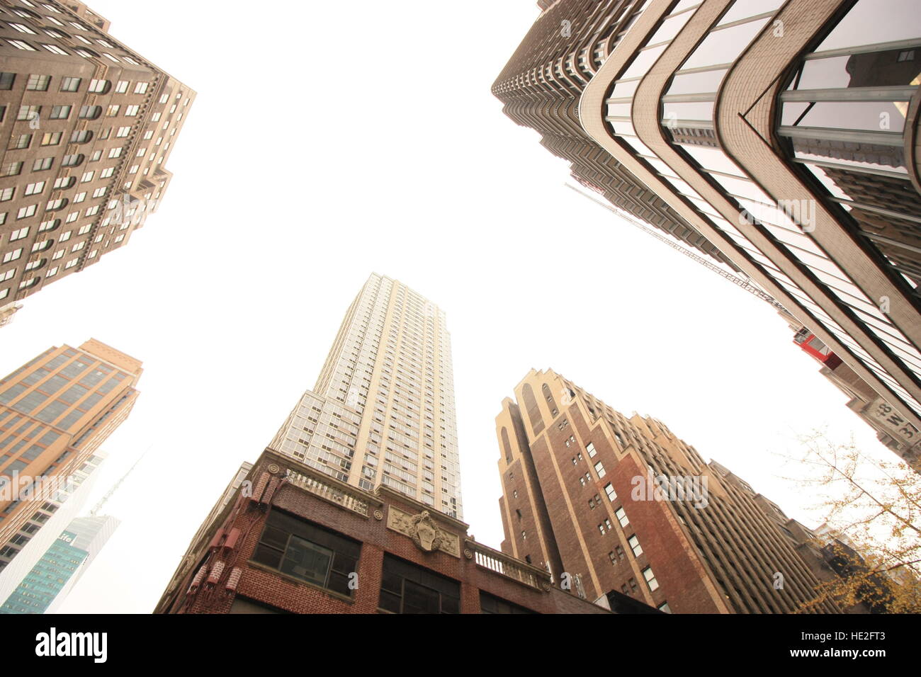 High-rise buildings of New York in fall Stock Photo - Alamy