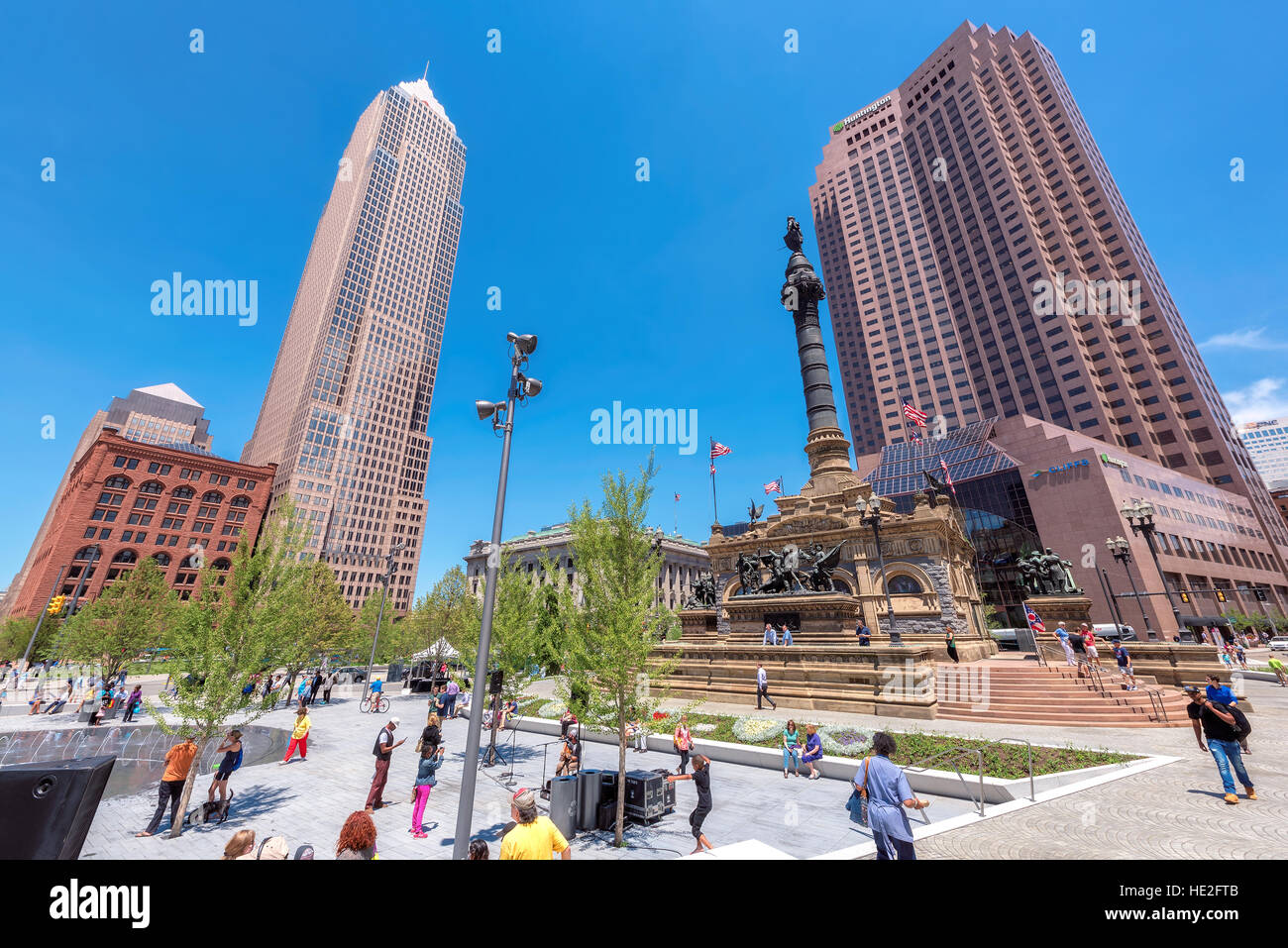 Public square cleveland hi-res stock photography and images - Alamy