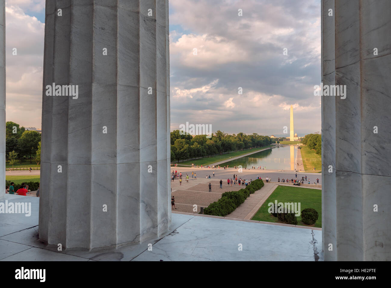 Lincoln memorial tower hi-res stock photography and images - Alamy