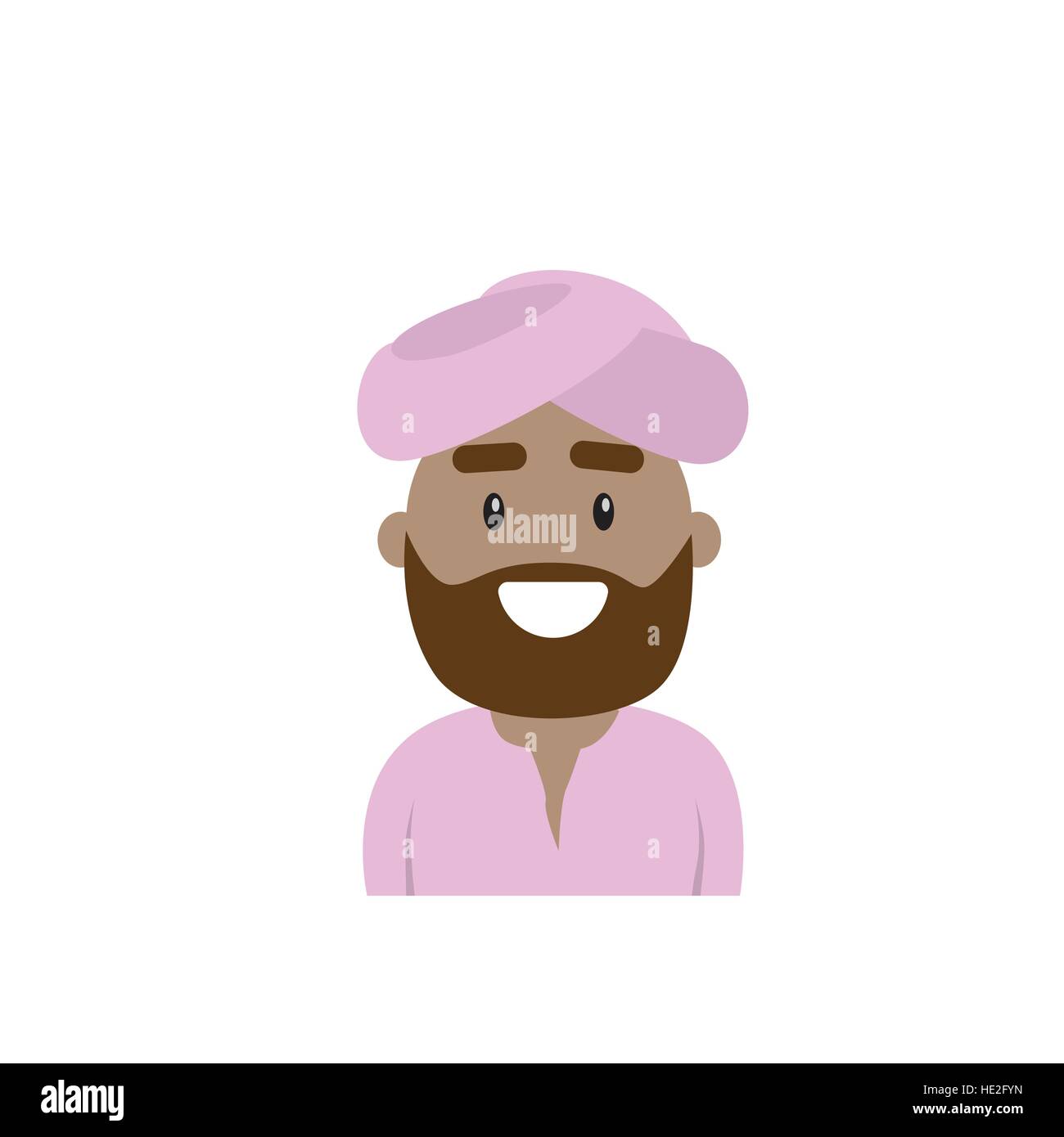 Arab profile icon male avatar Stock Vector Images - Alamy