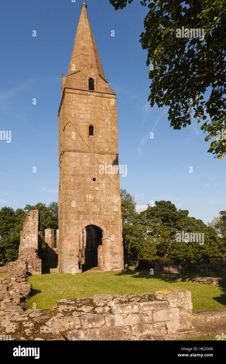 Restenneth Priory ruins in Angus, Scotland Stock Photo - Alamy