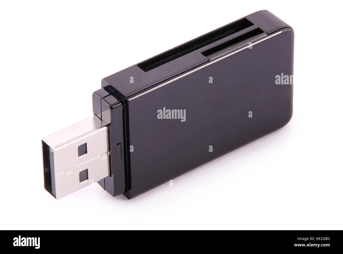 Black card reader on white. Clipping path included Stock Photo - Alamy