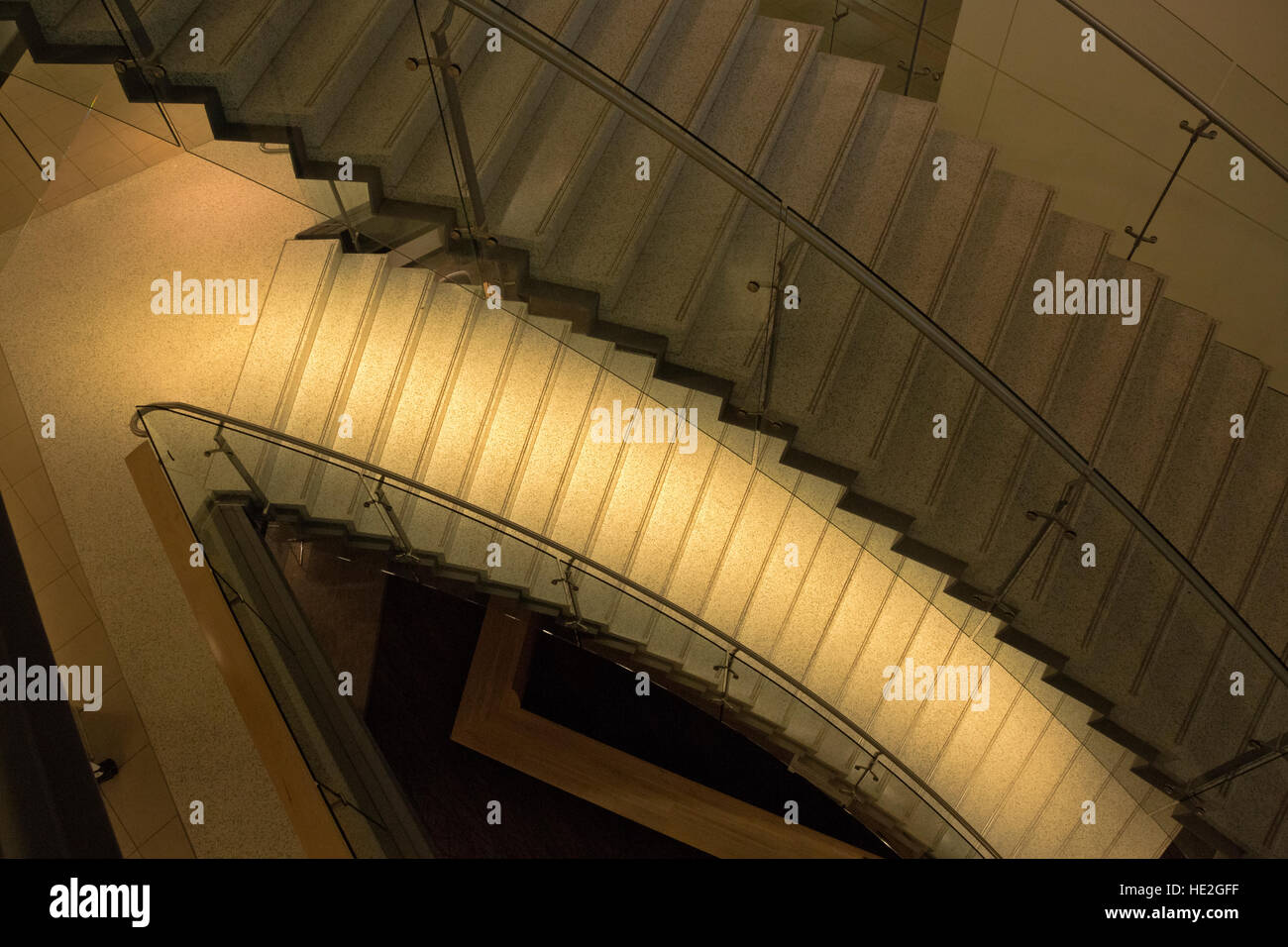 WASHINGTON - Layered flights of stairs at the HUB (Huskie Student ...