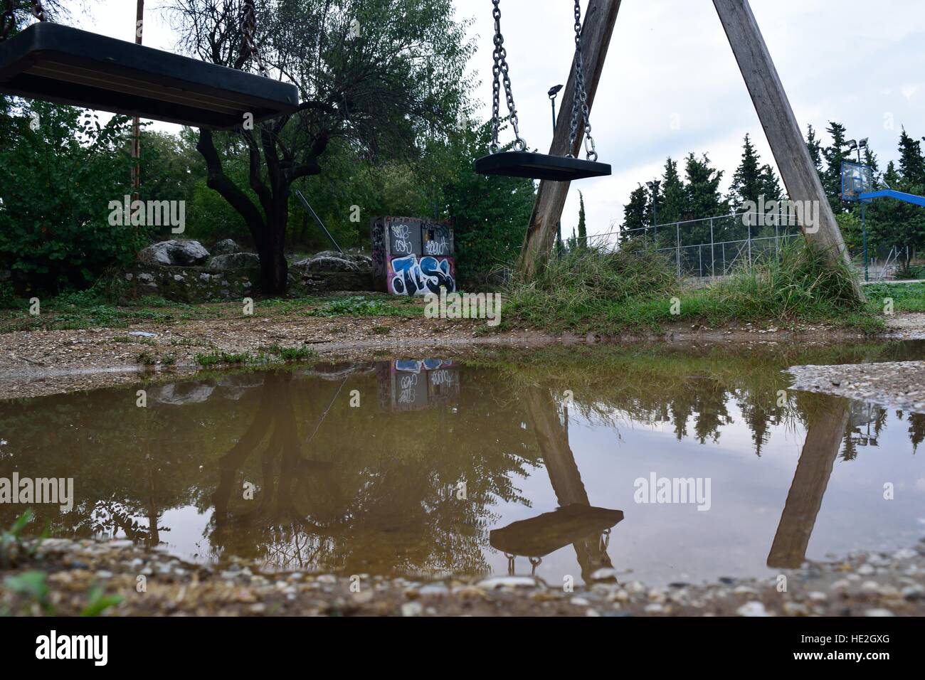 Swing on the water hi-res stock photography and images - Alamy