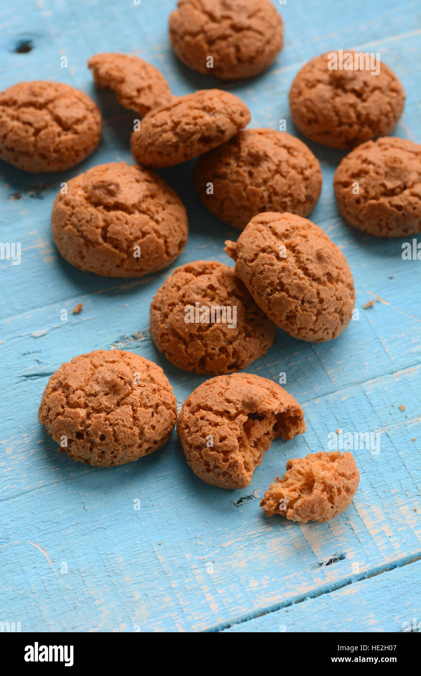 Traditional crunchy amaretti biscuits hi-res stock photography and ...