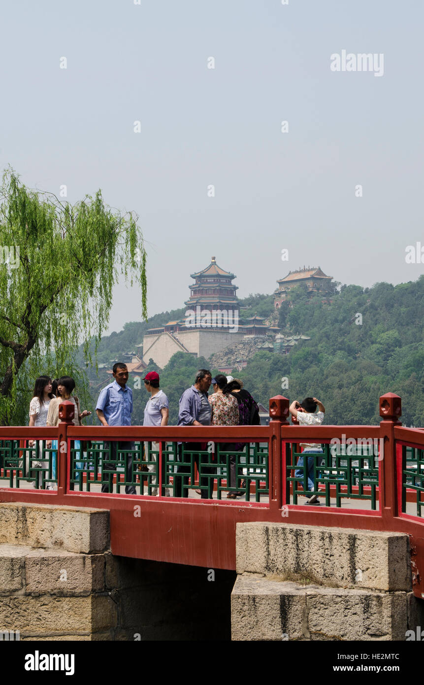 East Causeway Bridge, Tower of Buddhist Incense on Longevity Hill in ...