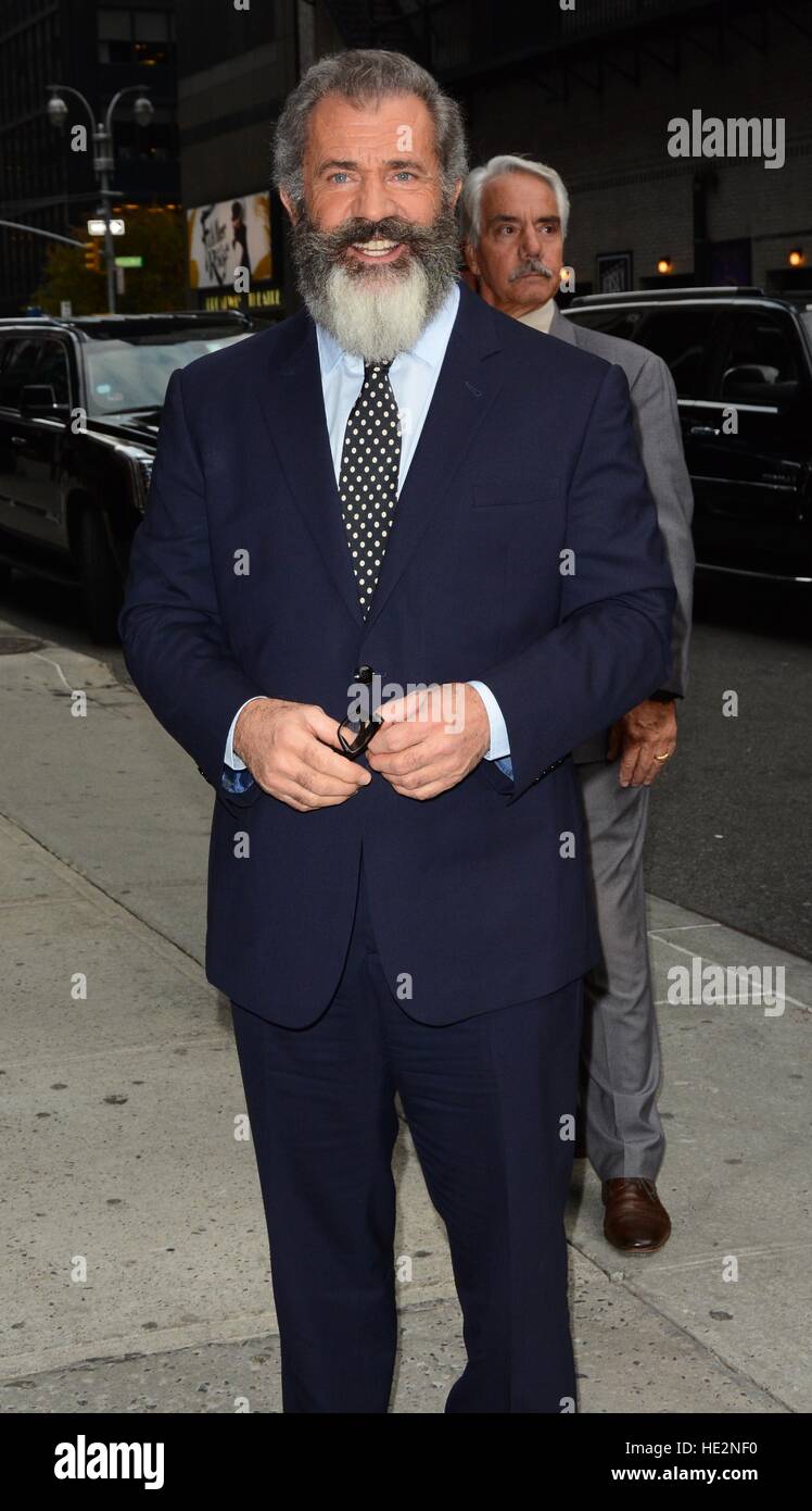 Mel Gibson and Luke Bracey at 'The Late Show with Stephen Colbert' New ...