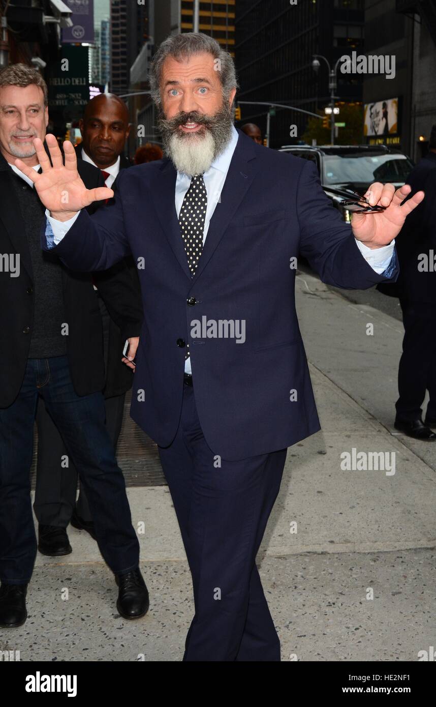 Mel Gibson and Luke Bracey at 'The Late Show with Stephen Colbert' New ...