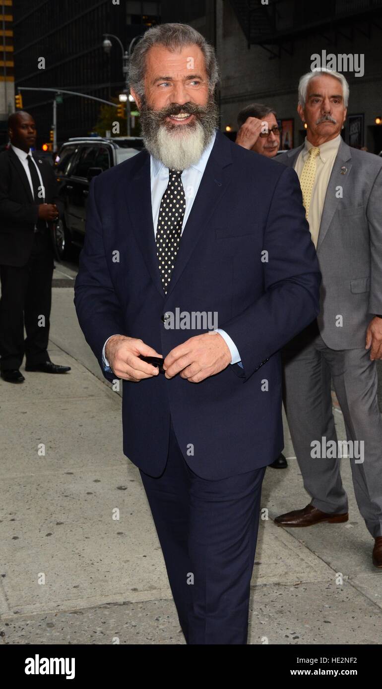 Mel Gibson and Luke Bracey at 'The Late Show with Stephen Colbert' New ...